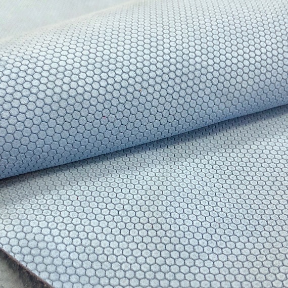 6x8 CAROLINA Blue Honeycomb Embossed Genuine | Etsy