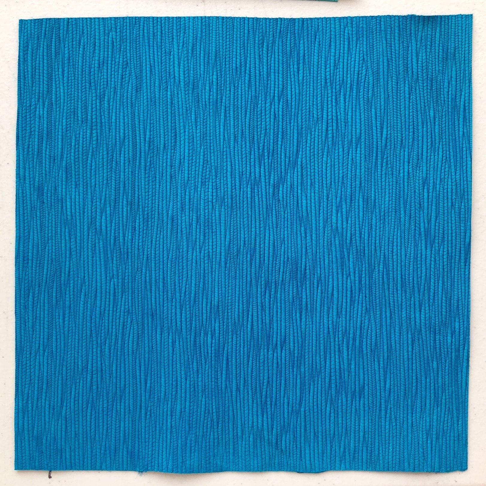 SKY BLUE Palm Leaf Braided Genuine Leather 12x12 Sheet | Etsy