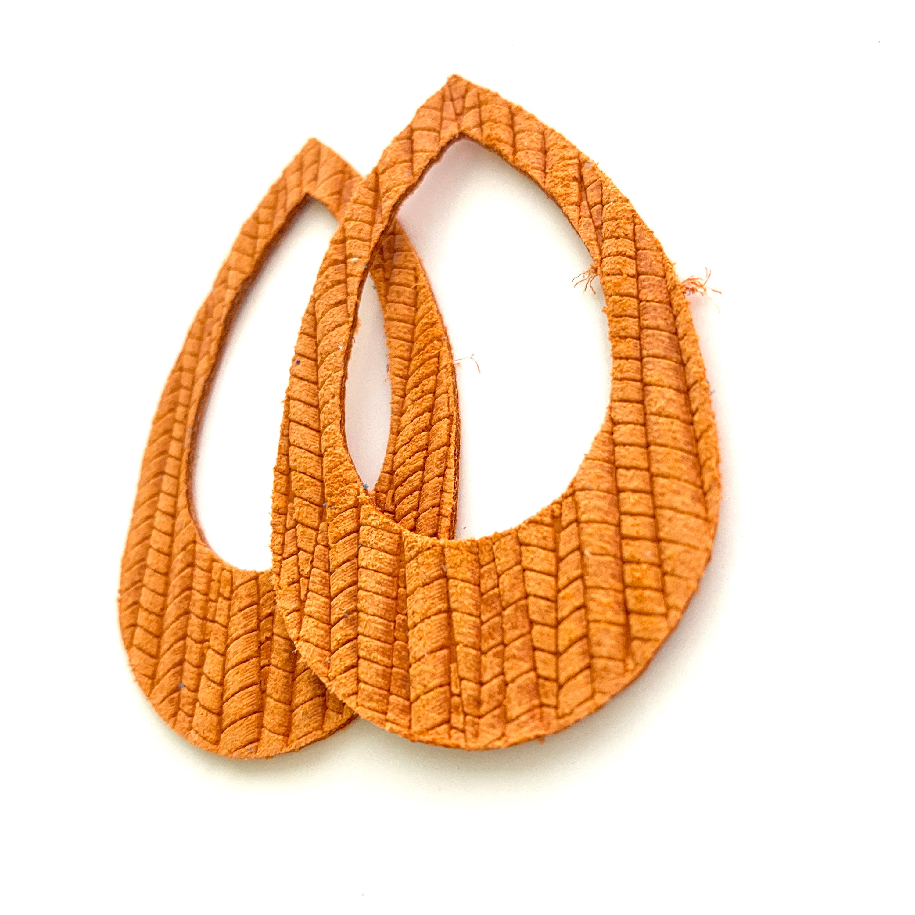 New Olive Green Fishtail Braided Genuine Leather Teardrop Die - Etsy Canada