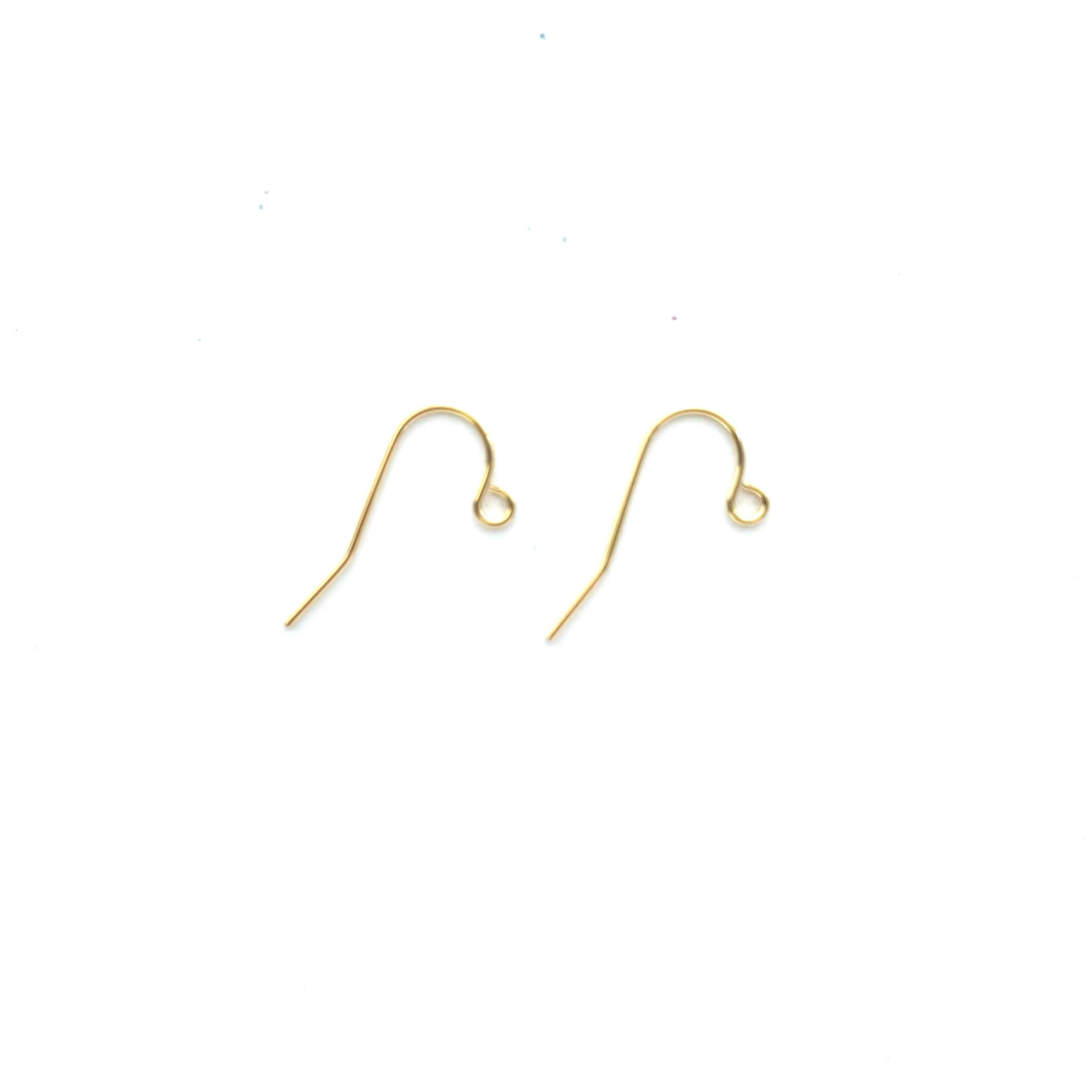 GOLD Ear Wires Wholesale Earring Hook Drop Earring Wire - Etsy