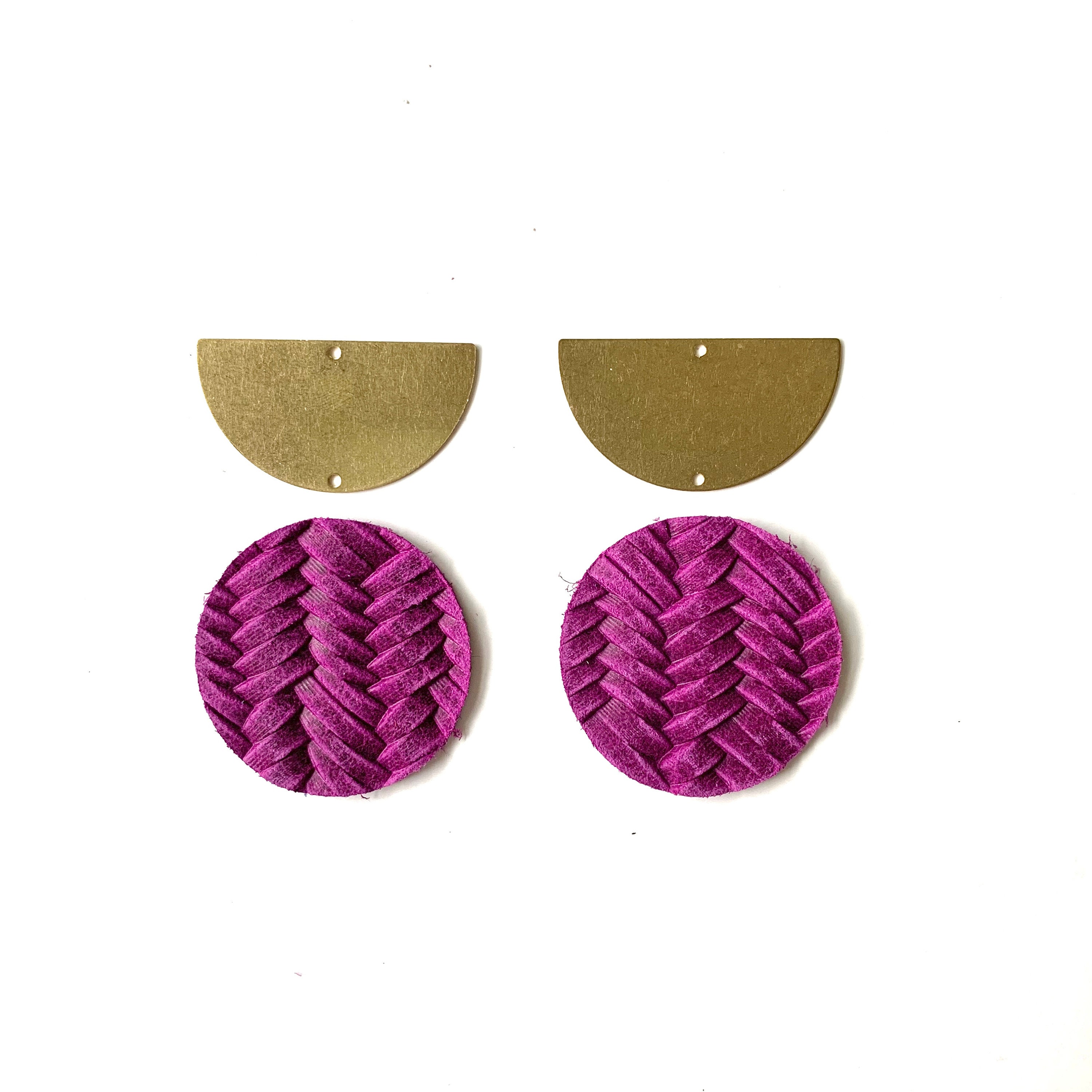 NEW Royal Blue Palm Leaf Embossed Circle With Half Circle - Etsy