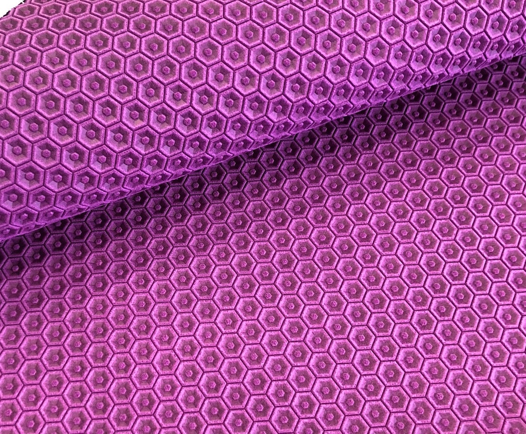 New! 6"x8" Leather VIOLET PURPLE BEEHIVE Large Honeycomb Embossed ...