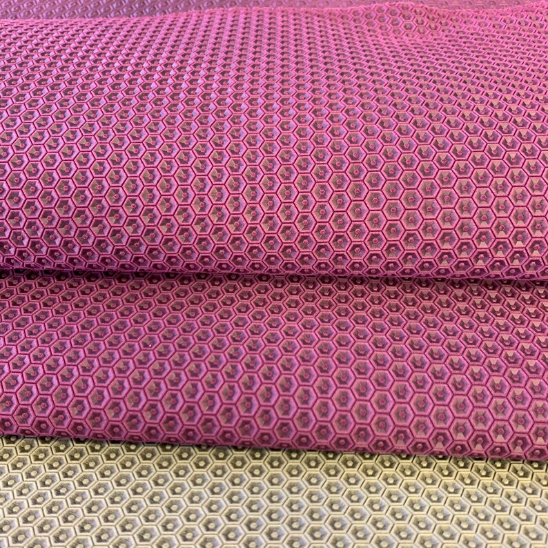 New! PLUM PURPLE Color Beehive Large Honeycomb Embossed Genuine Leather ...