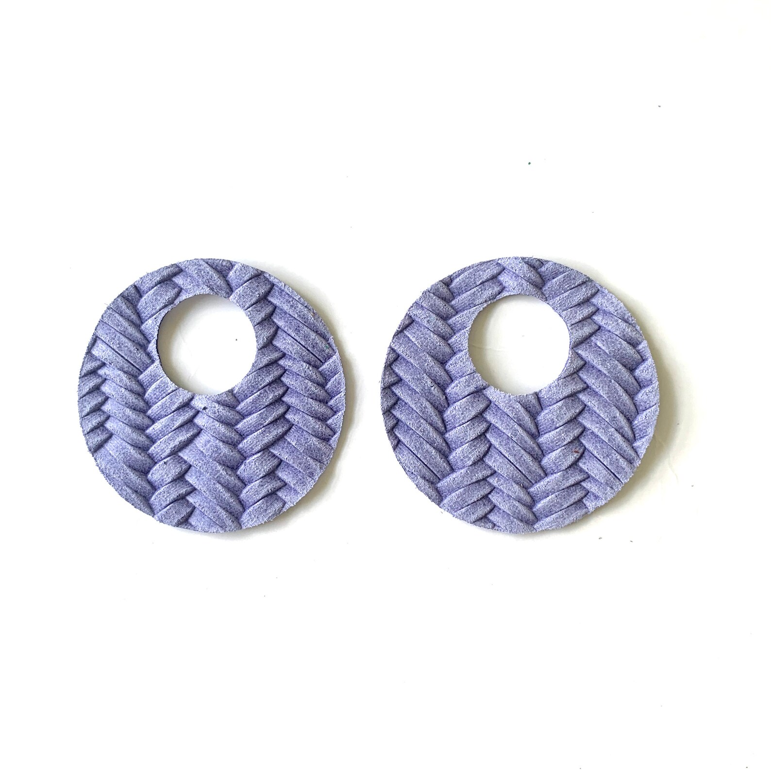 NEW Shape Emerald Green Fishtail Braided Embossed Leather | Etsy