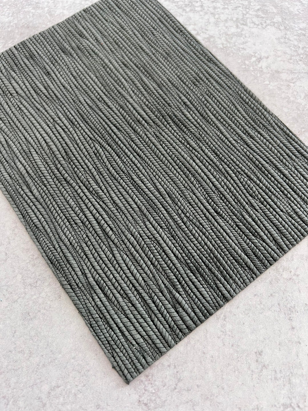 New! Bluestone Gray Blue Fall Color Leather Sheet for Earrings, Palm ...