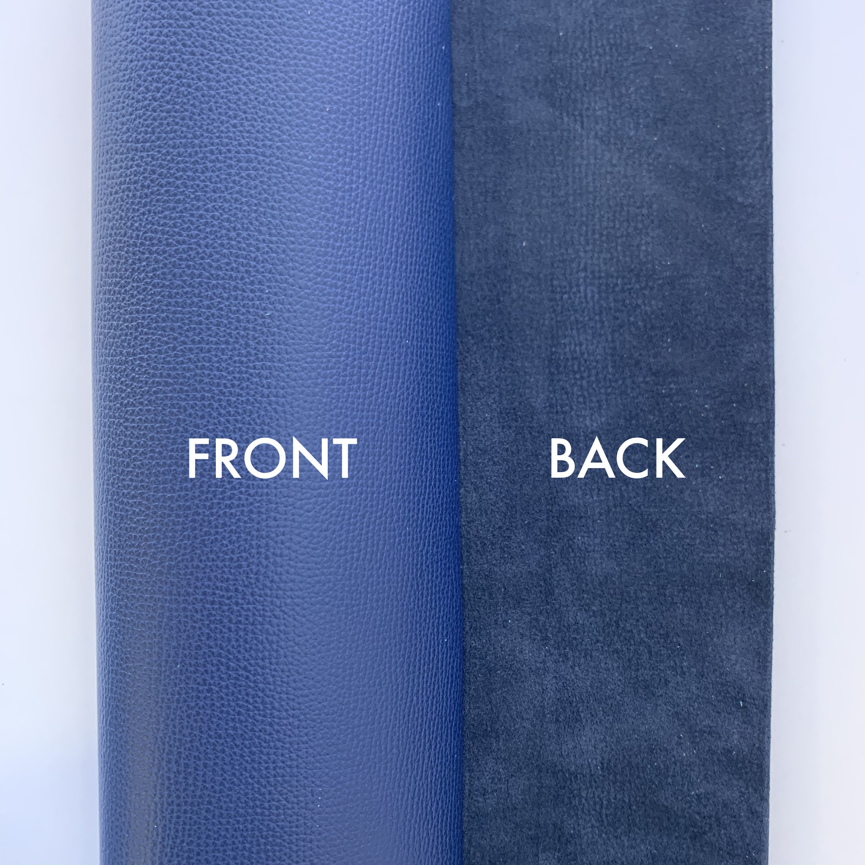 New CLASSIC NAVY Blue Luxe Genuine Leather Sheet | Etsy