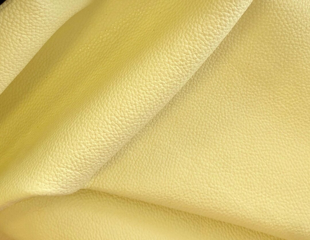 New BUTTERCUP YELLOW Leather Sheet for Earrings, Purses, Upholstery ...