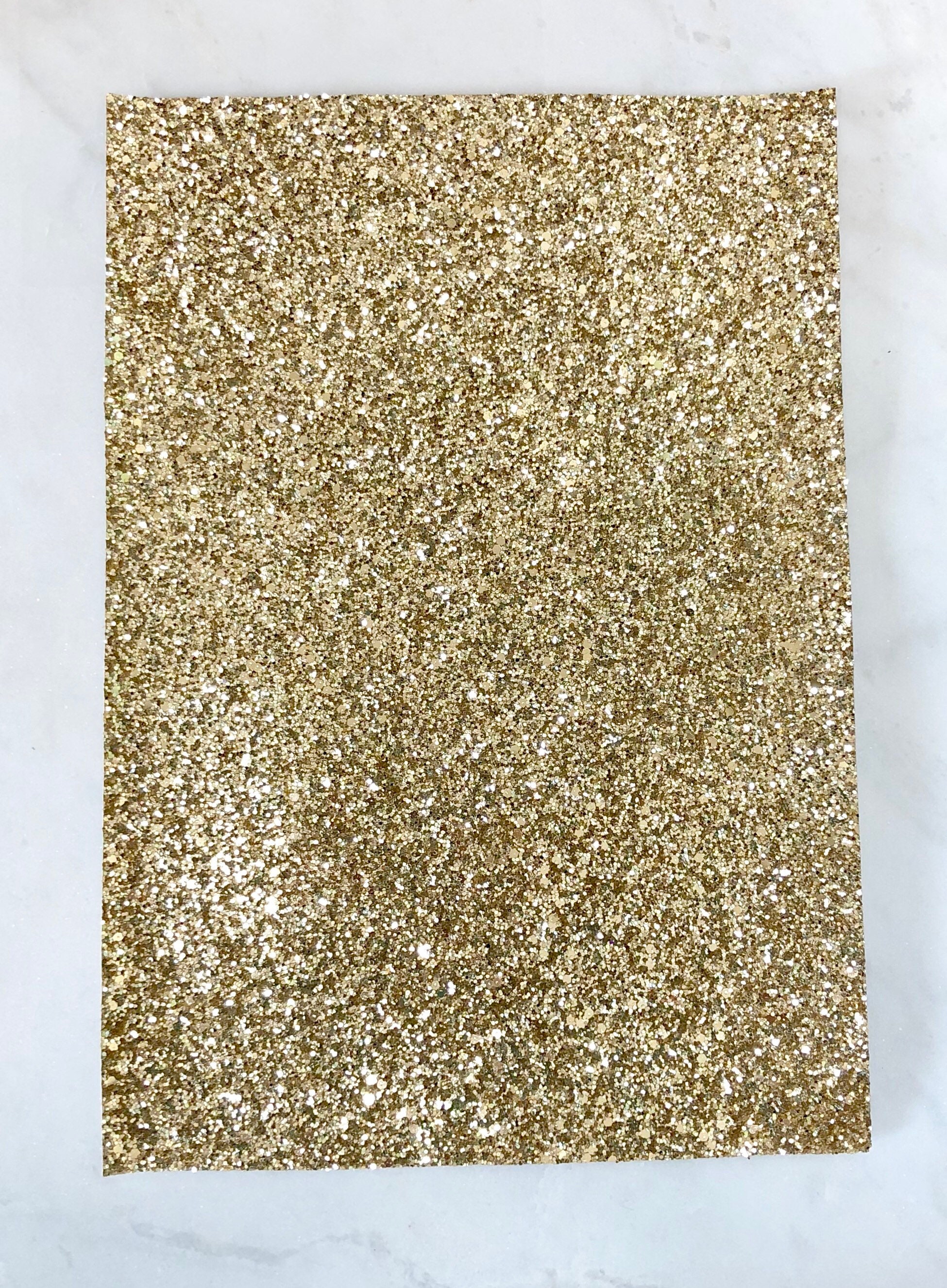 GOLD Premium Chunky Glitter Canvas Sheet 8x11 A4 Size | Etsy