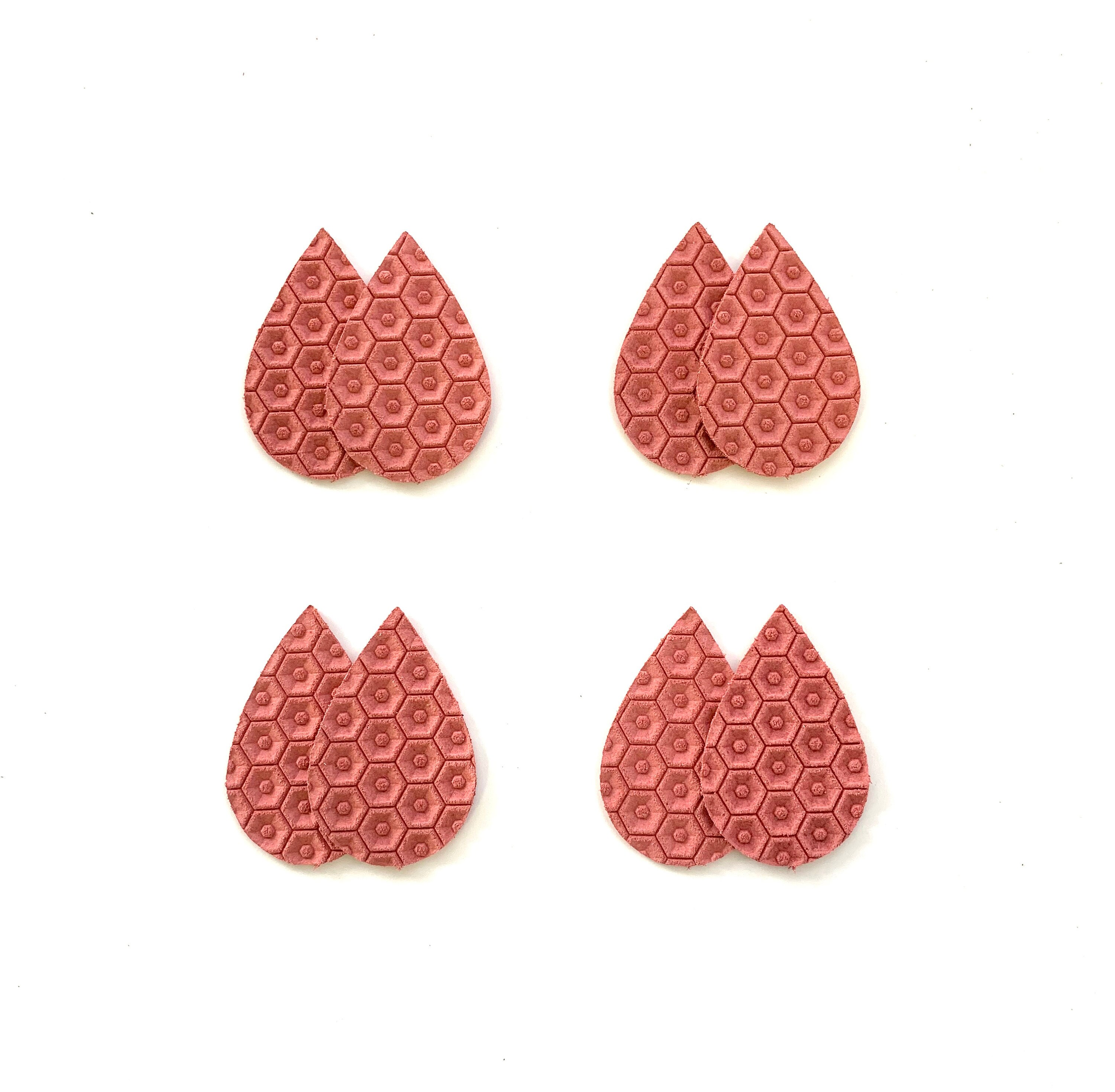 New HOT PINK Fishtail Braided Leather POINTED Teardrops New - Etsy