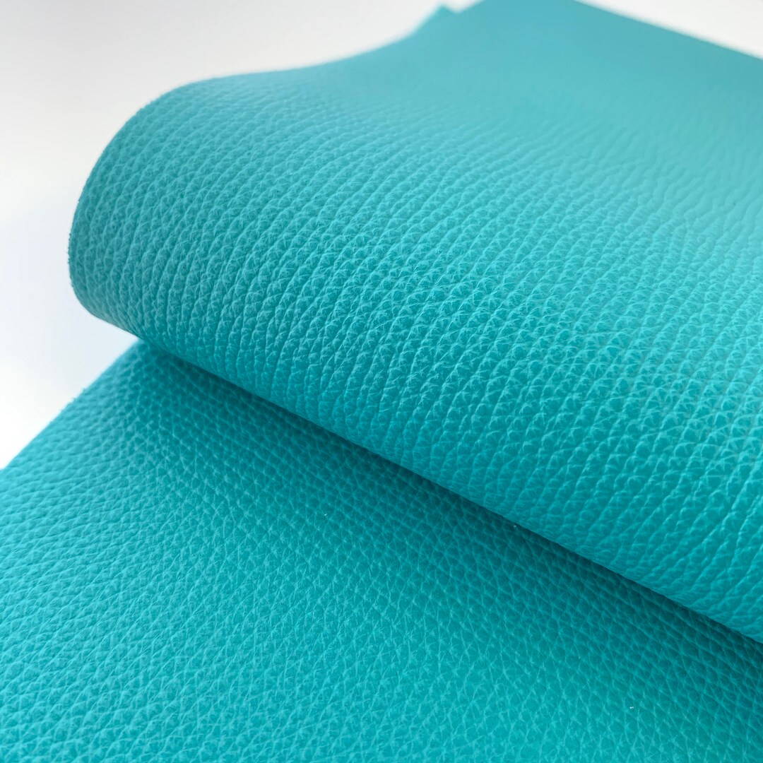 Aqua Turquoise Genuine Leather Sheet - DIY Earring Leather - Purse ...