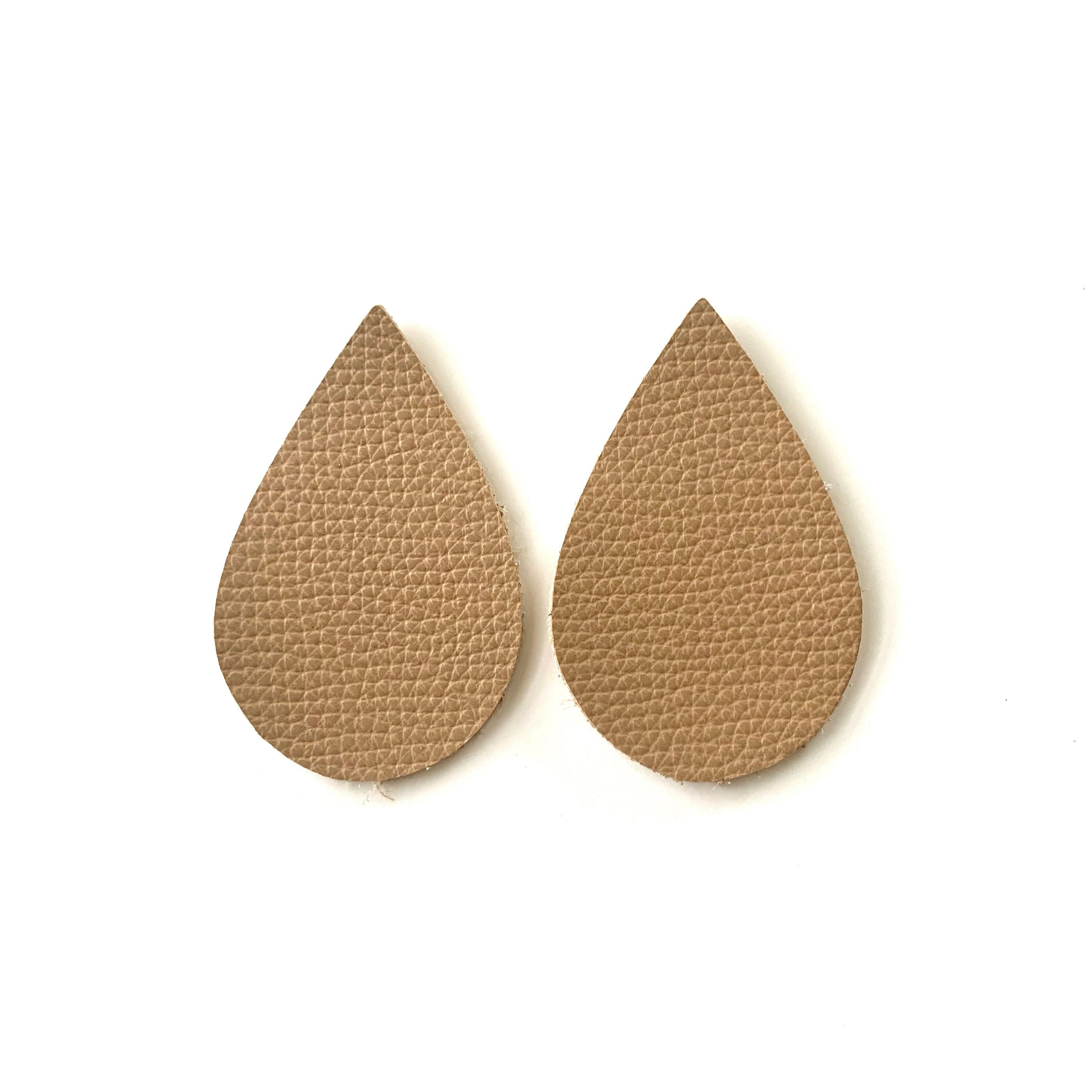 Luxe leather earrings store