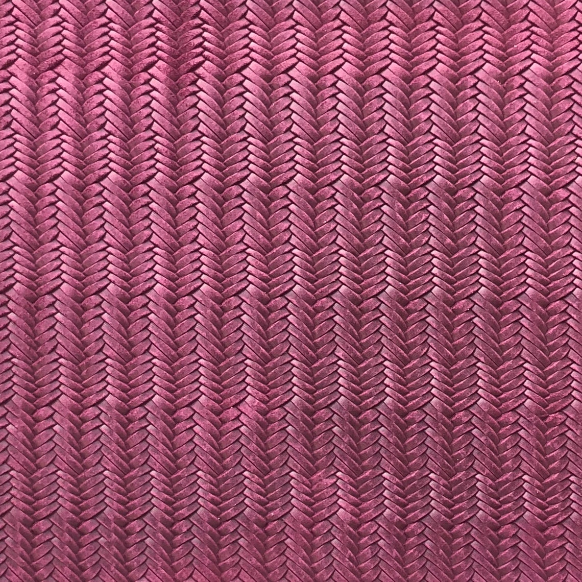 6x8 STONE Beige Braided Genuine Leather Sheet - Etsy