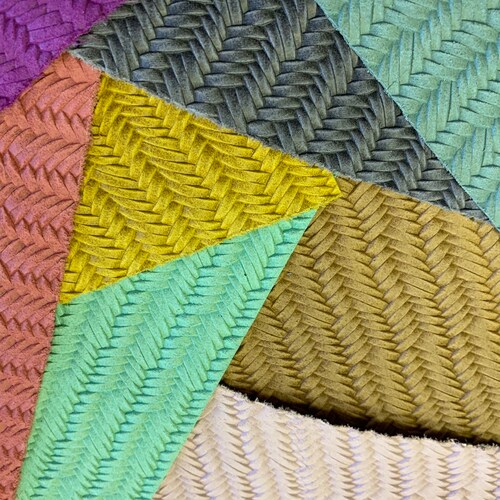 Spring Summer Fishtail Braided Leather Sheet for Earrings - Etsy