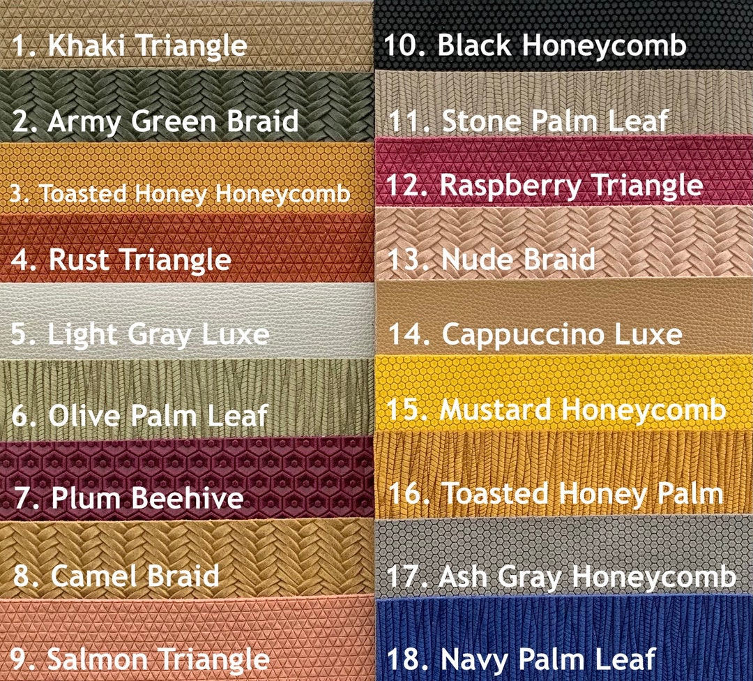 New! Autumn Fall Earth Tones Leather Sheet for Earrings, Embossed ...