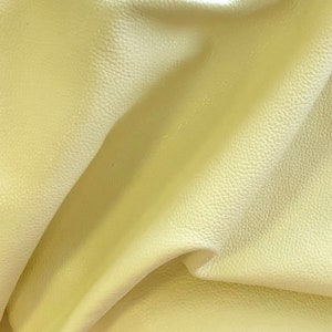 New BUTTERCUP YELLOW Leather Sheet for Earrings, Purses, Upholstery ...