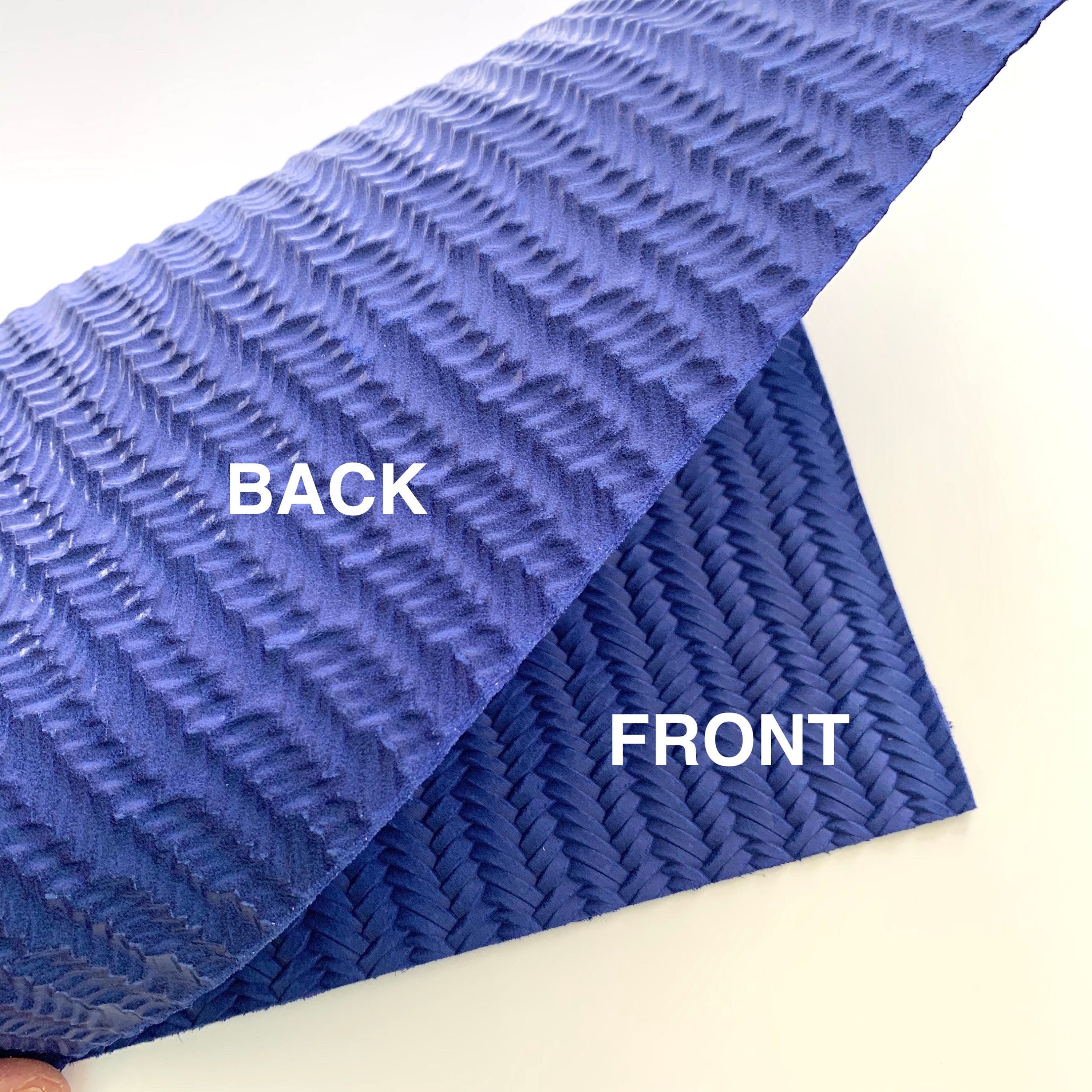 New EMERALD GREEN Fishtail Braided Genuine Leather Sheet for | Etsy