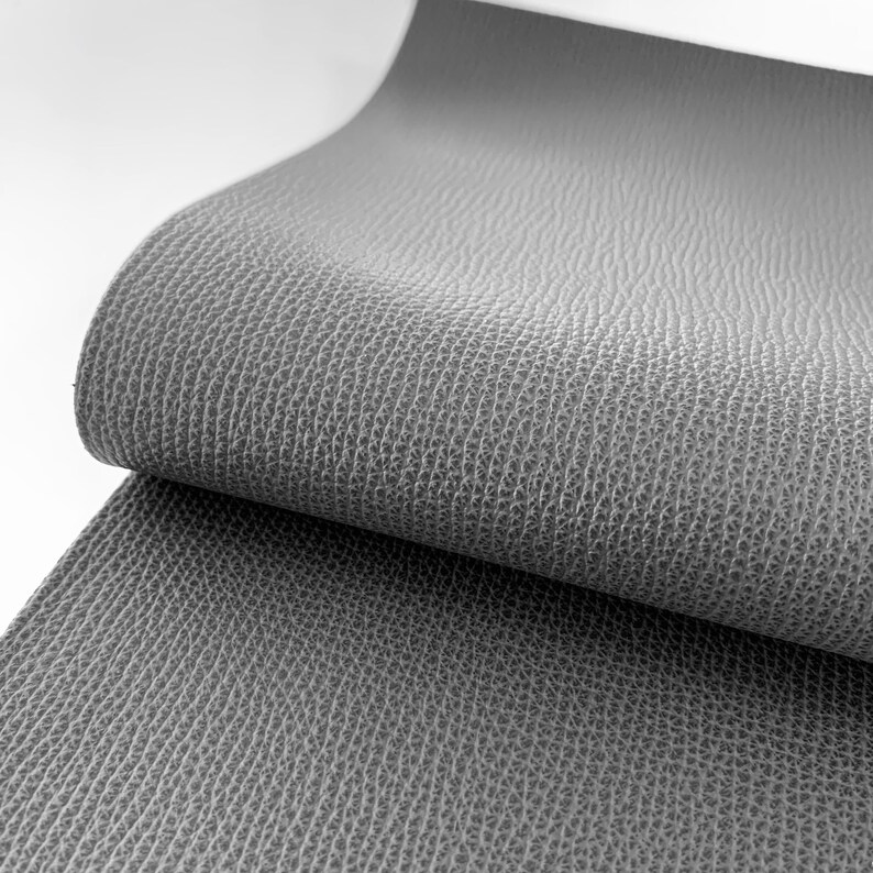 New Leather ASH GRAY Luxe Genuine Leather Sheet - Etsy