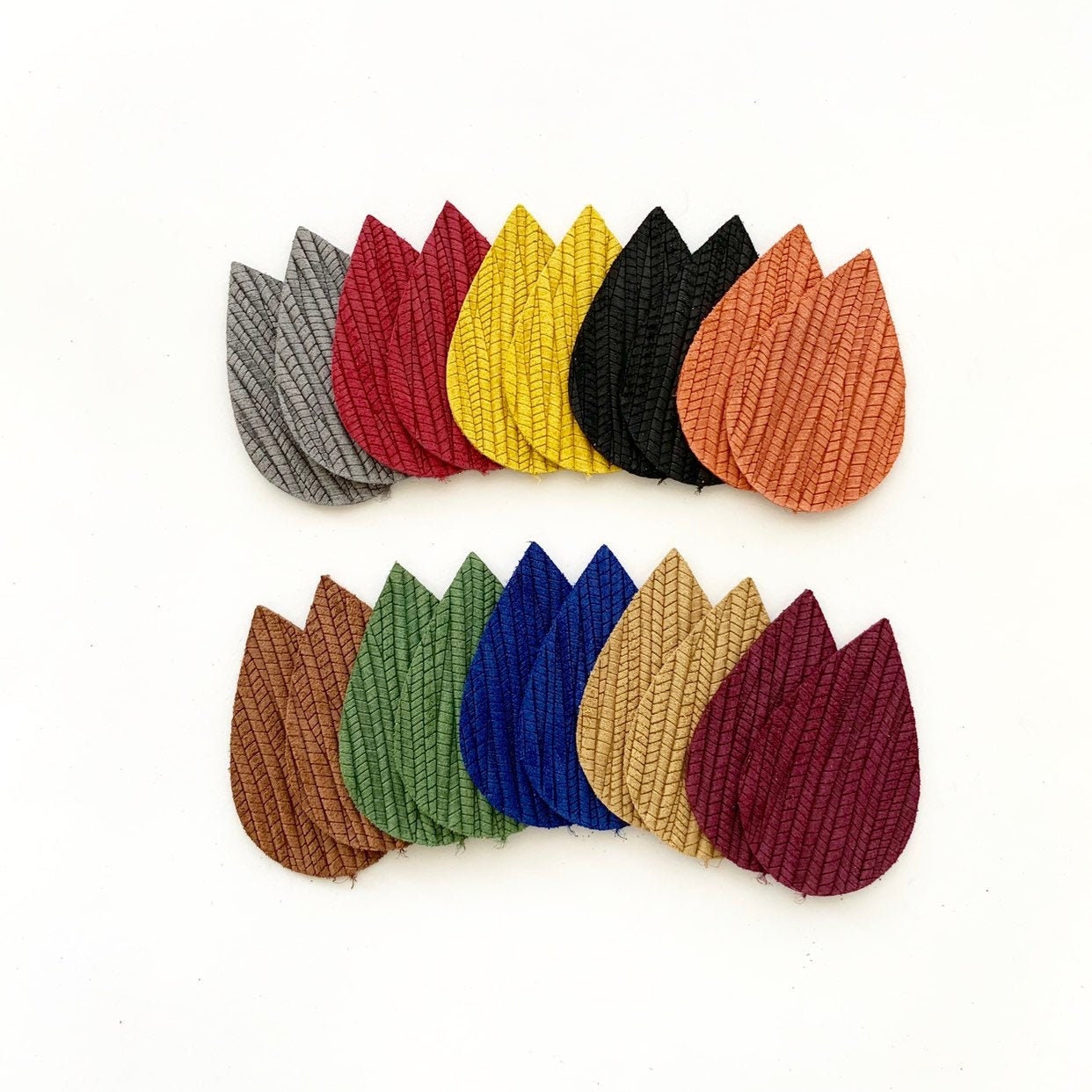 Tiny Small SPRING SUMMER COLORS Fishtail Braided Leather | Etsy