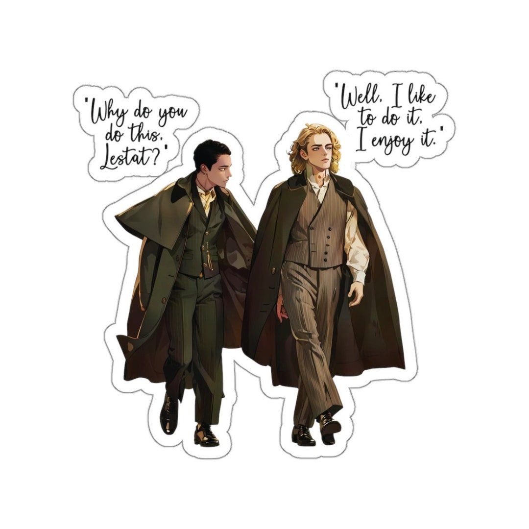Interview With the Vampire Stickers Lestat De Lioncourt Louis De Pointe ...