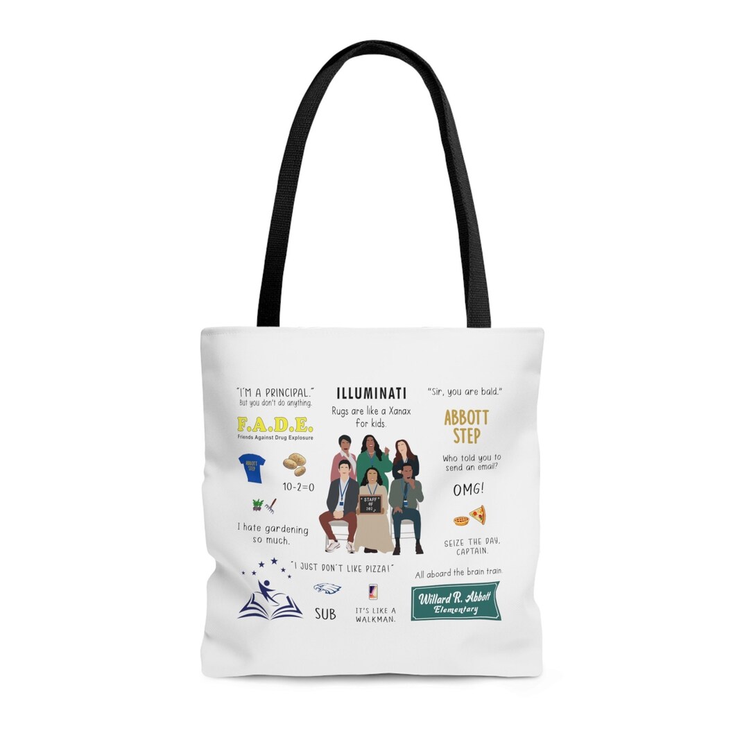 Abbott Teacher Tote Bag Ava Janine Gregory Melissa Jacob Barbara TV ...