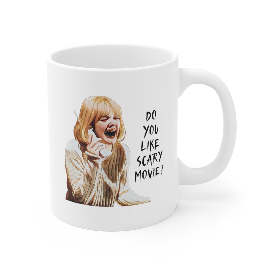 Scream Coffee Mug Drew Barrymore Scream Movie Merchandise Mug Gifts - Etsy
