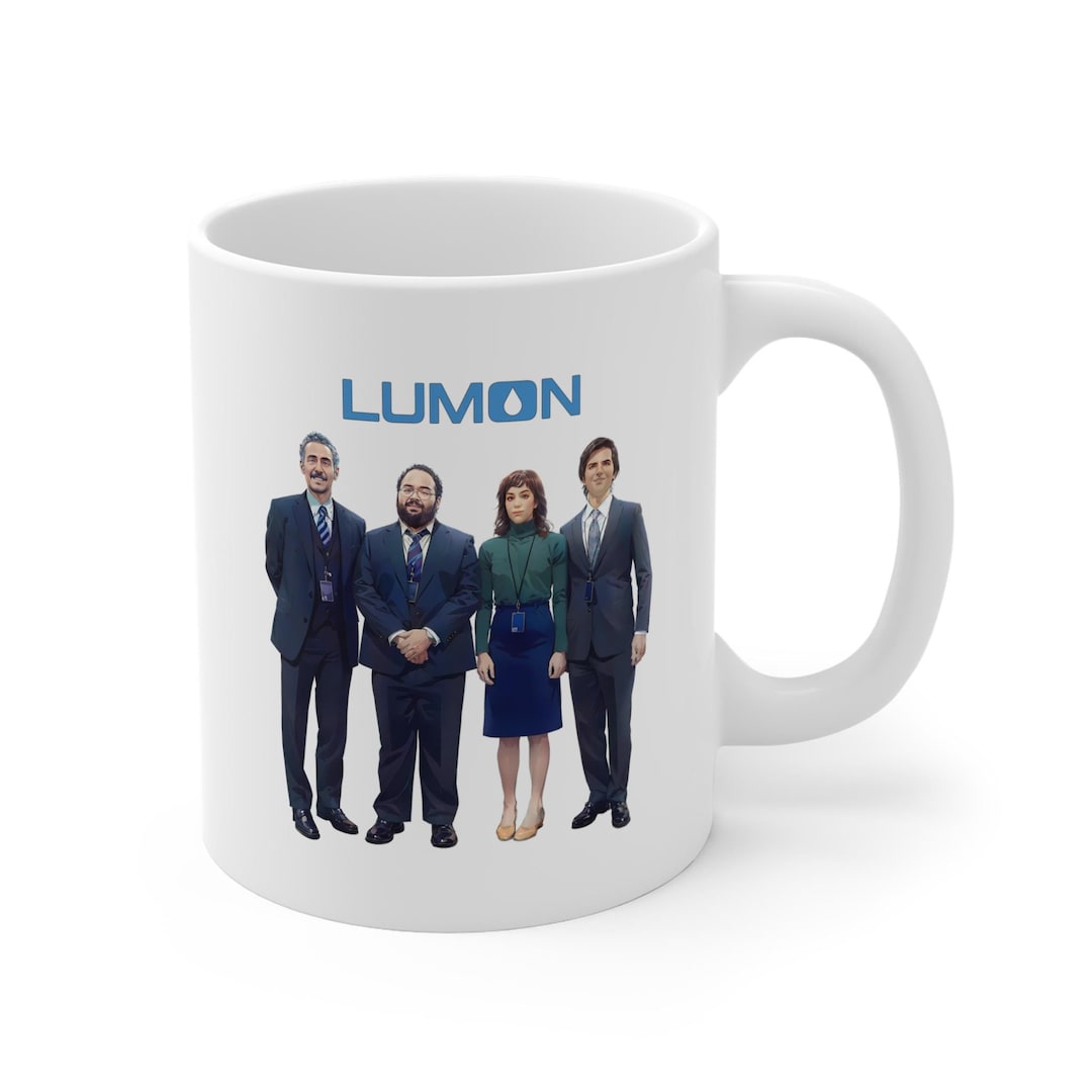 Mark Dylan Helly Irving Cartoon Drawing Lumon Mug Lumon Severance TV ...