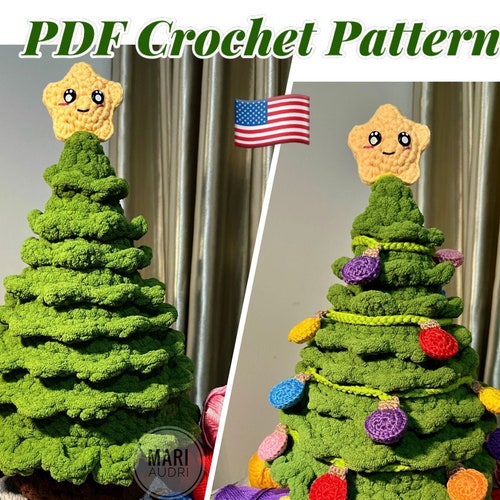 Crochet Pattern Plush Christmas Tree Christmas Amigurumi - Etsy