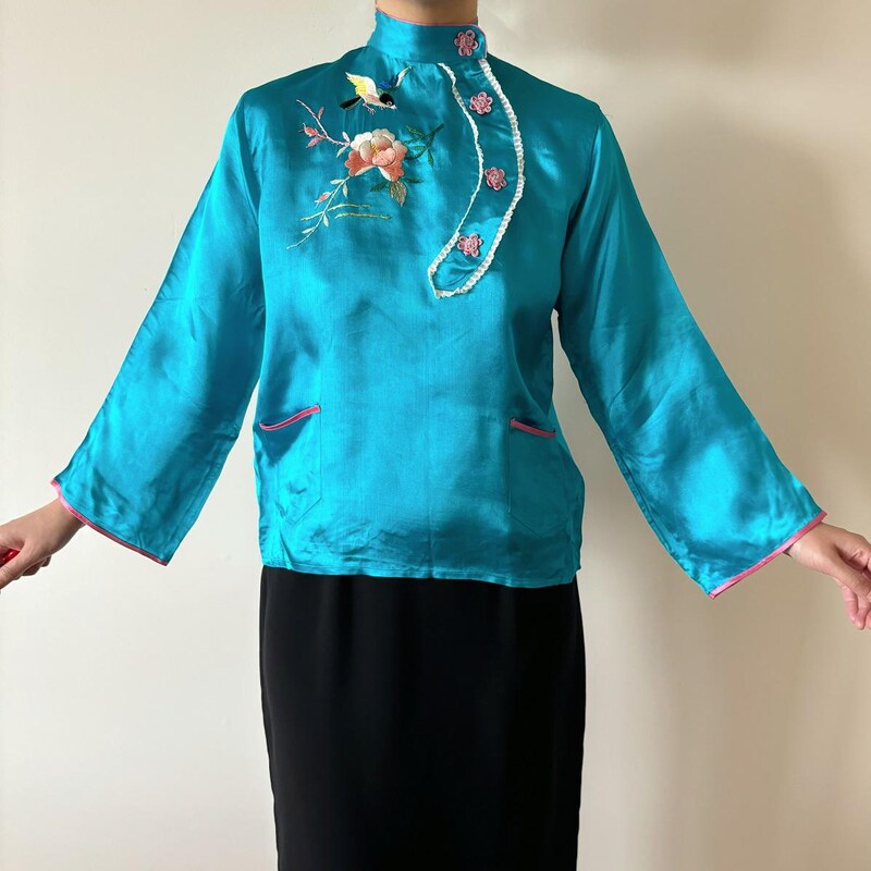 Chinese Embroidered Tops - Etsy