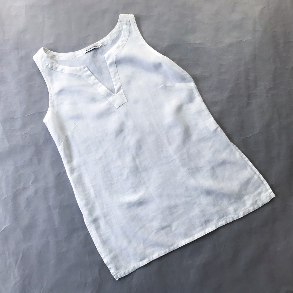 Vintage Linen Blouse White Linen Linen Top Linen Shirt Linen - Etsy