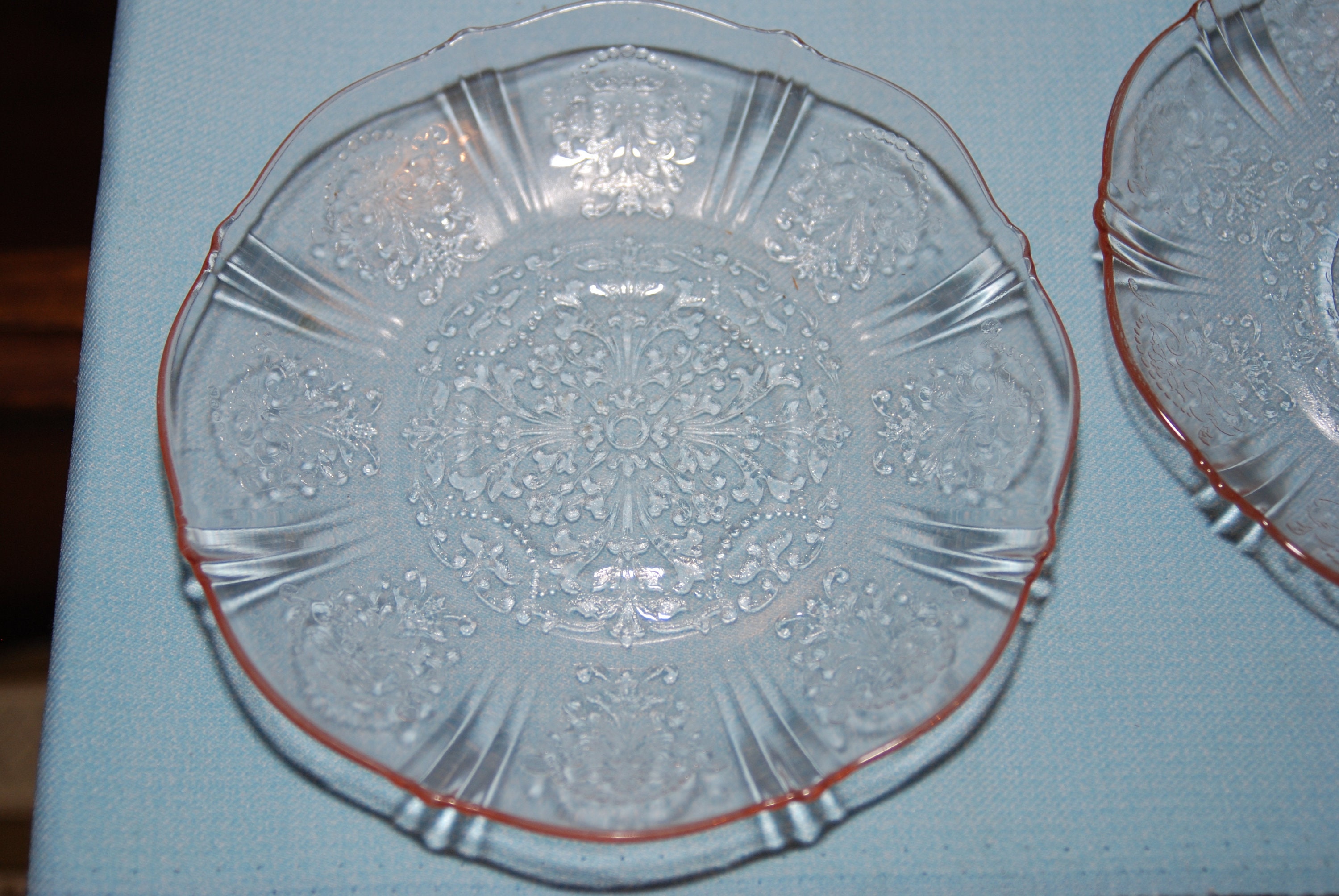 Set of 6 Macbeth Evans Pink American Sweetheart Shallow Berry Bowls - Etsy