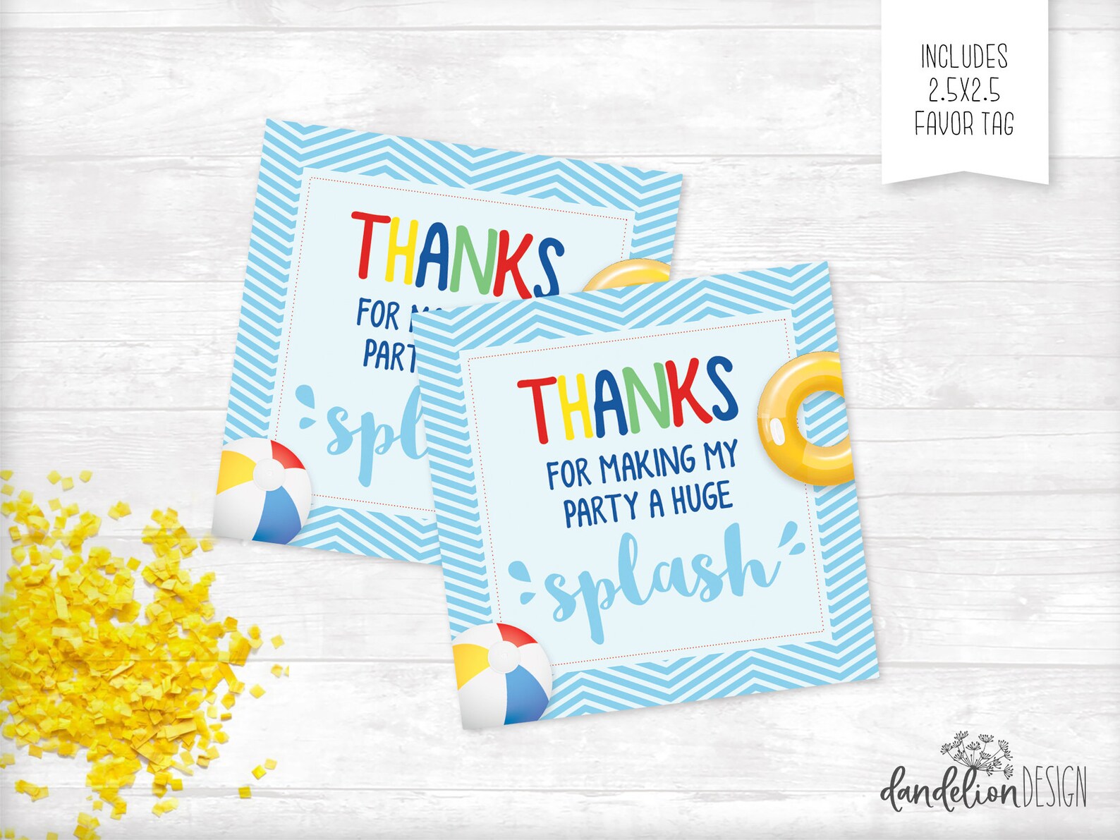 Splish Splash Birthday Bash Pool Party Invitation Printable - Etsy
