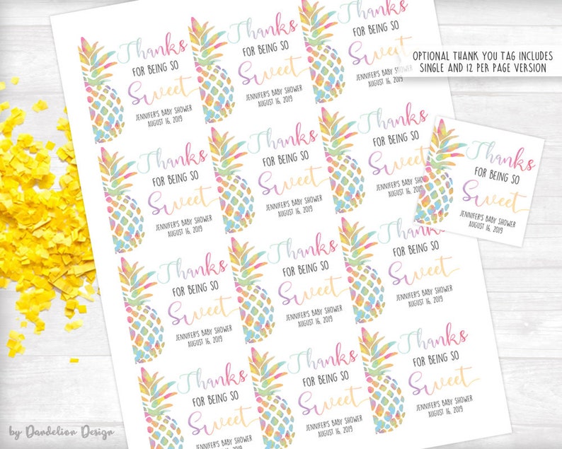 Aloha Baby Rainbow Watercolor Printable Shower Invitation | Etsy