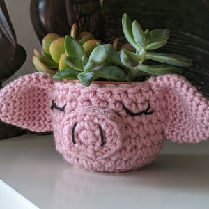PATTERN ONLY- Wee Piggy Planter - Etsy