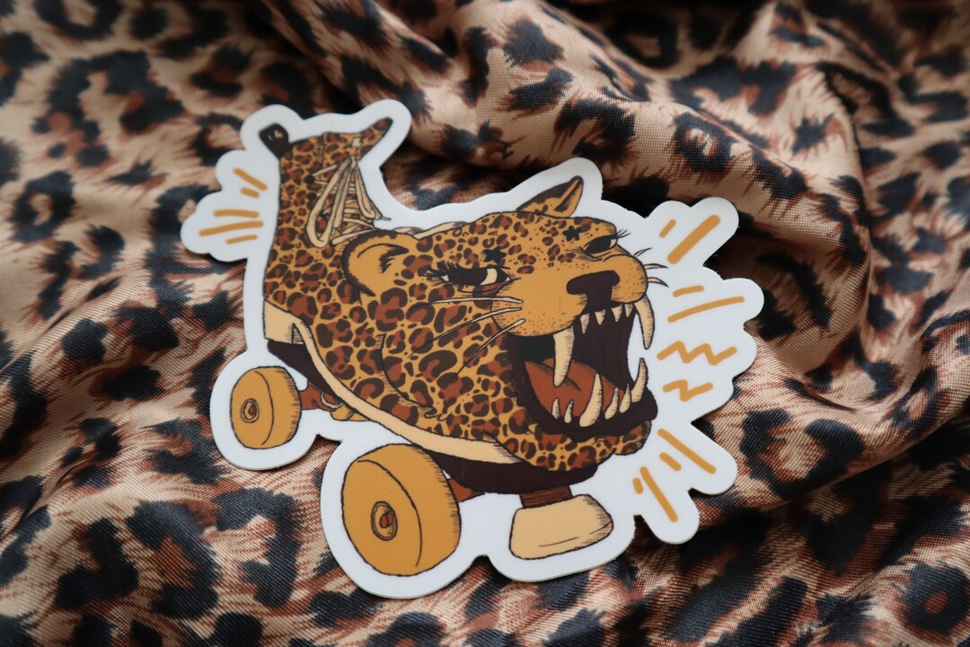 Cat Scratch Skate Sticker - Etsy Australia