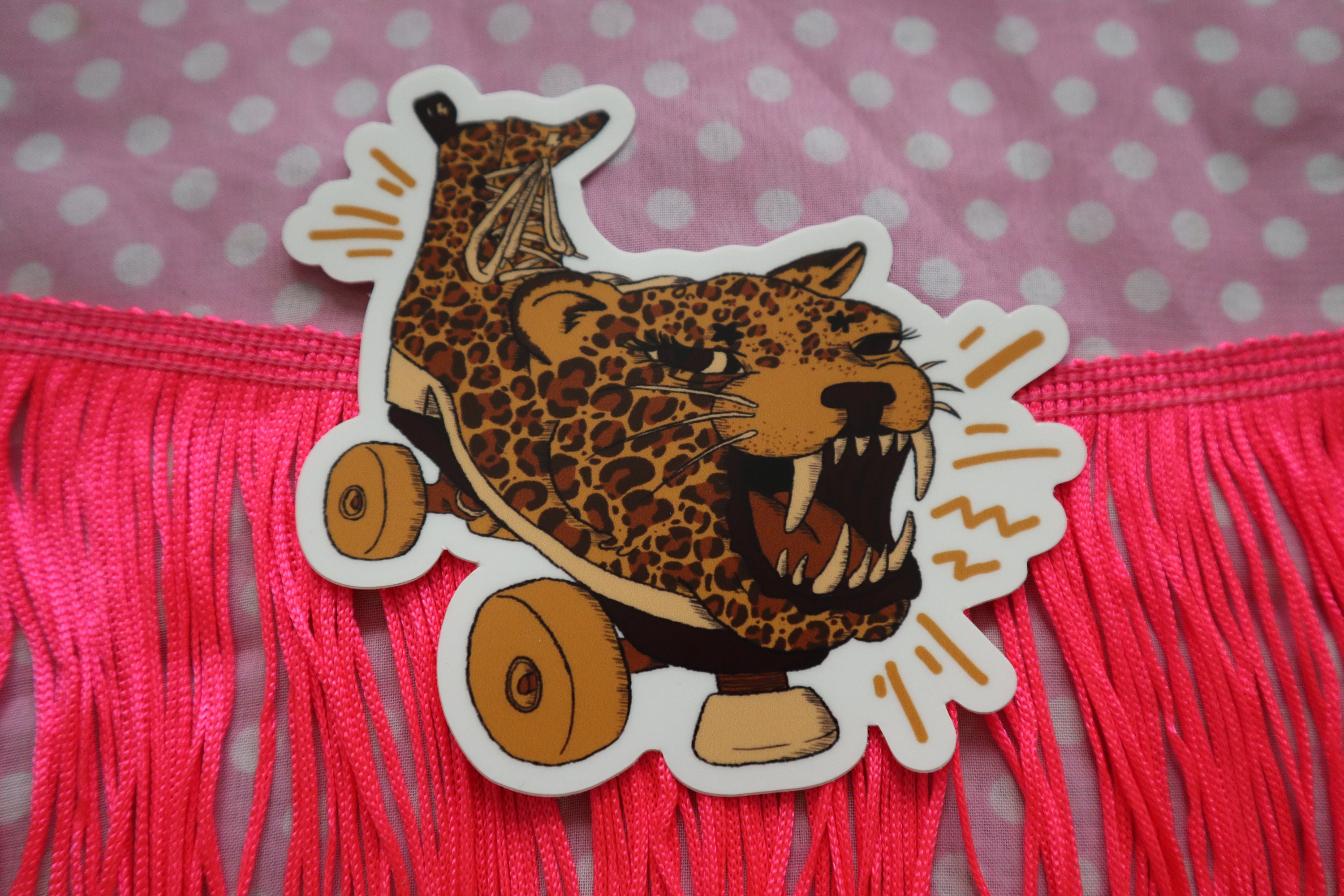 Cat Scratch Skate Sticker | Etsy