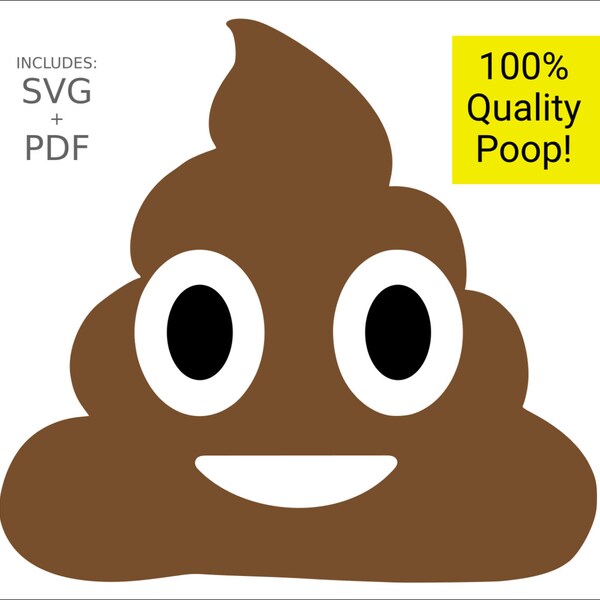 Poop Emoji Birthday Svg - Etsy