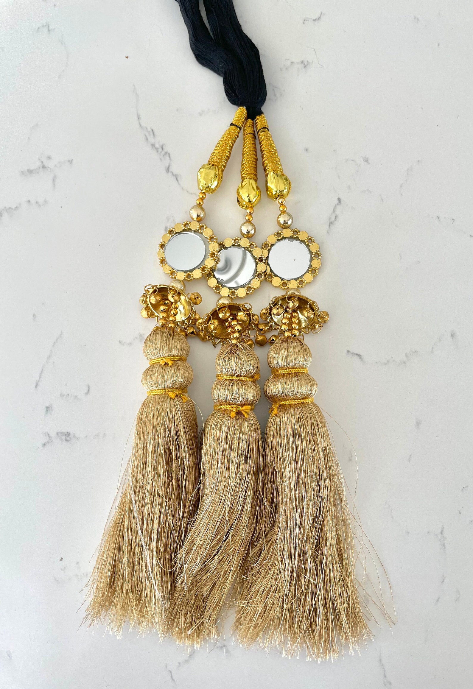 Gold Paranda Gold Parandi Punjabi Paranda Indian Hair - Etsy