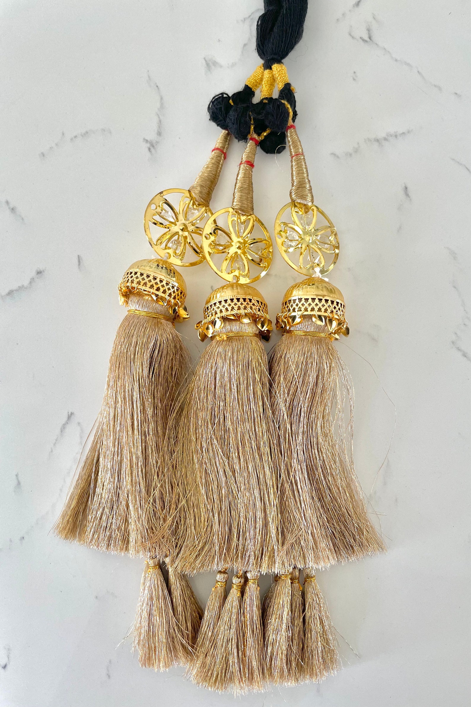 Gold Paranda Gold Parandi Punjabi Paranda Indian Hair - Etsy