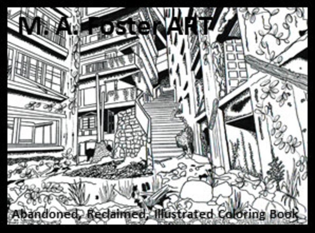 Coloring Sheet: Deteriorating Complex - Etsy