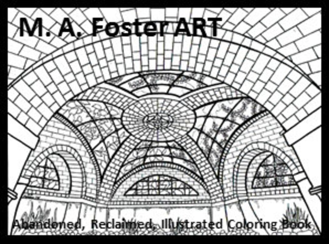 Coloring Sheet: Subterranean Dome - Etsy México