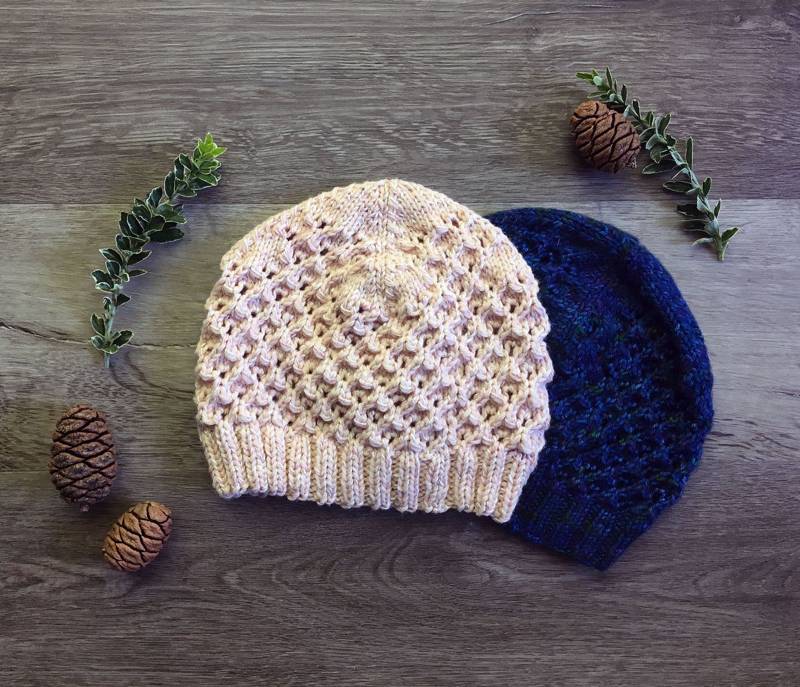 KNITTING PATTERN - Swiss Alps Lace Hat, DK, Worsted Weight, Diy Lace ...
