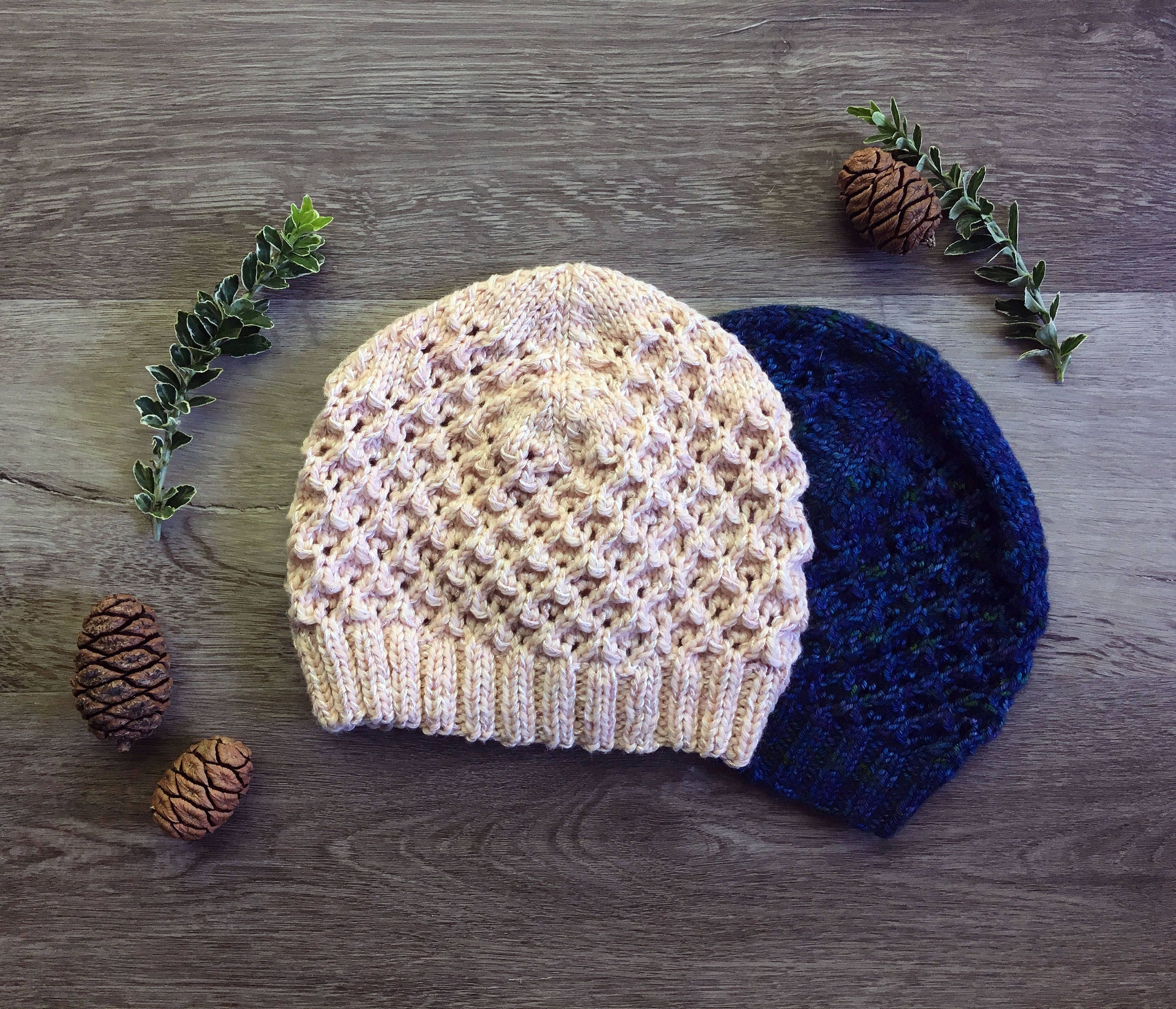 Knitting Pattern - Swiss Alps Lace Hat, DK, Worsted Weight, Diy Lace ...