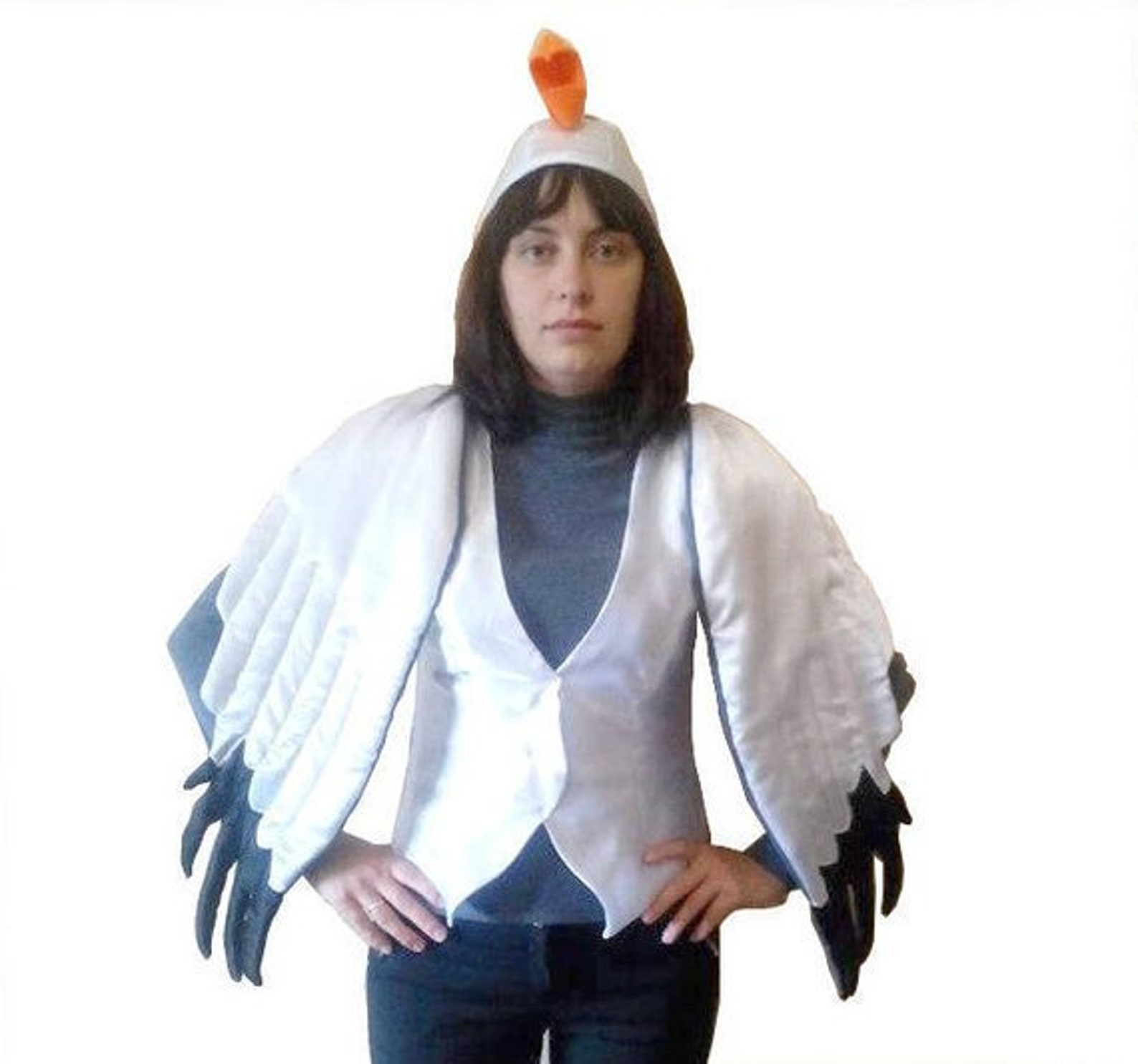Seagull Bird Costume White Halloween Costume Adult Women Size | Etsy