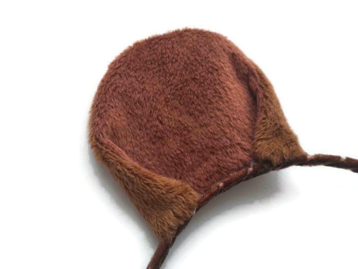 Bear Ears Headband Brown Grizzly Plush Hair Band Baby Bear | Etsy