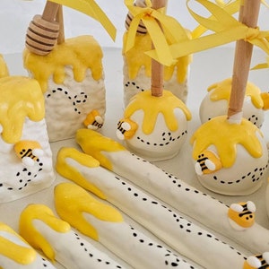 18 Winnie the Pooh Honey Bee Cake Pops With Honey Stick (please Read ...