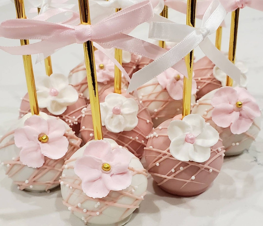 Pretty Pink Cake Pops (please Read Full Description) - Etsy