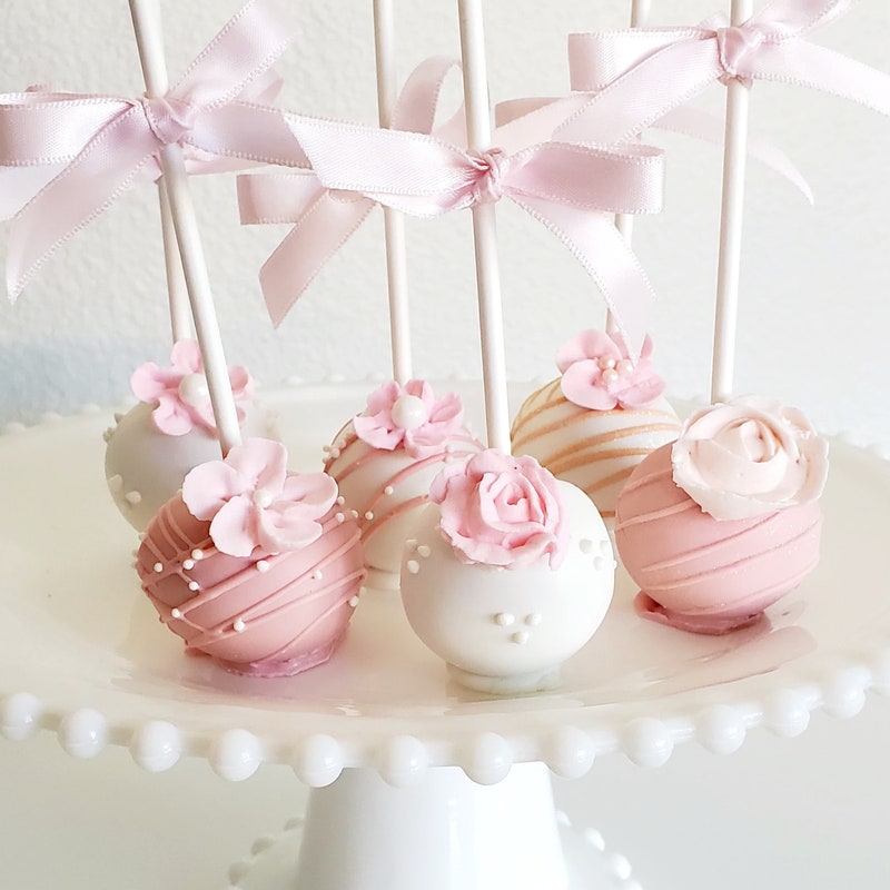 White Cake Pops - Etsy