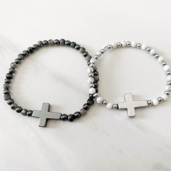 Boyfriend and Girlfriend Cross Bracelets - Etsy