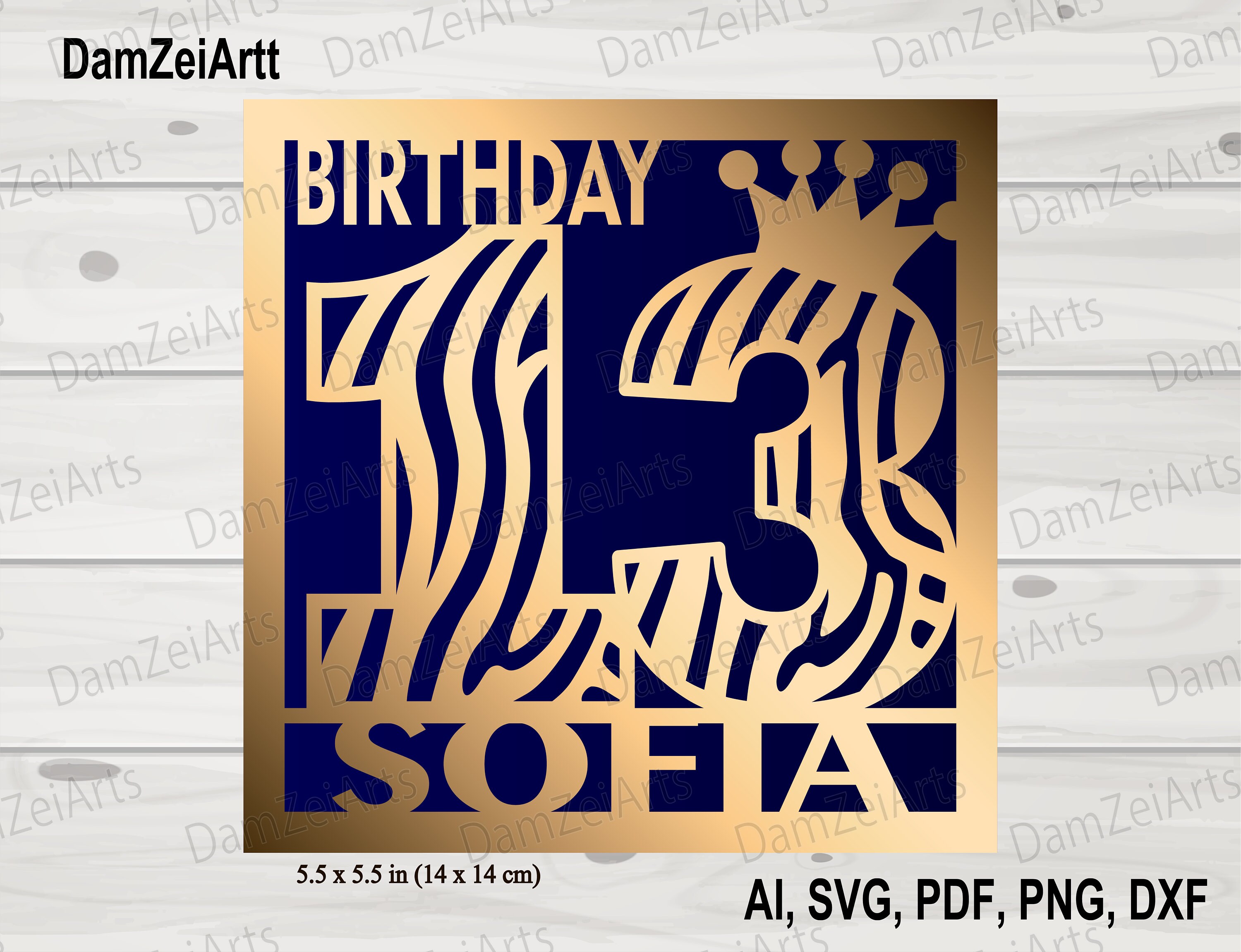 Personalized 13st Birthday Card Svg Personalized Birthday - Etsy UK