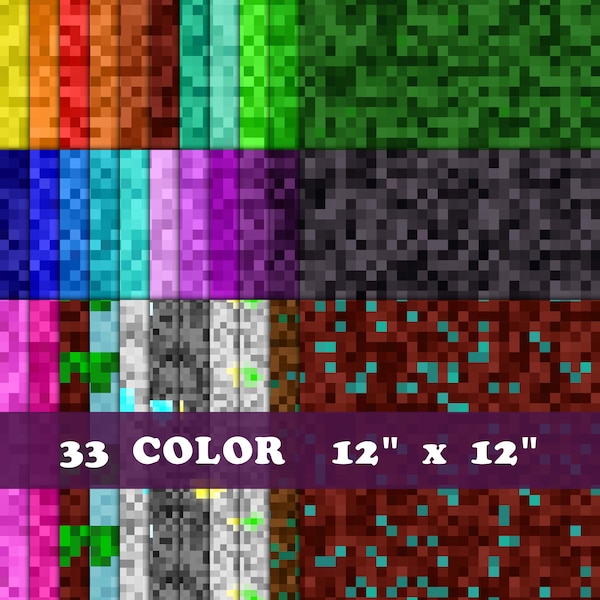 Pixel Craft Paper - Etsy